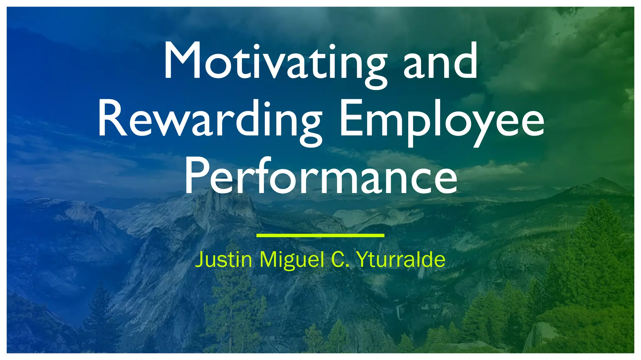 Motivating and rewarding employee performance | PDF