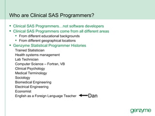 Motivating Clinical Sas Programmers | PPT