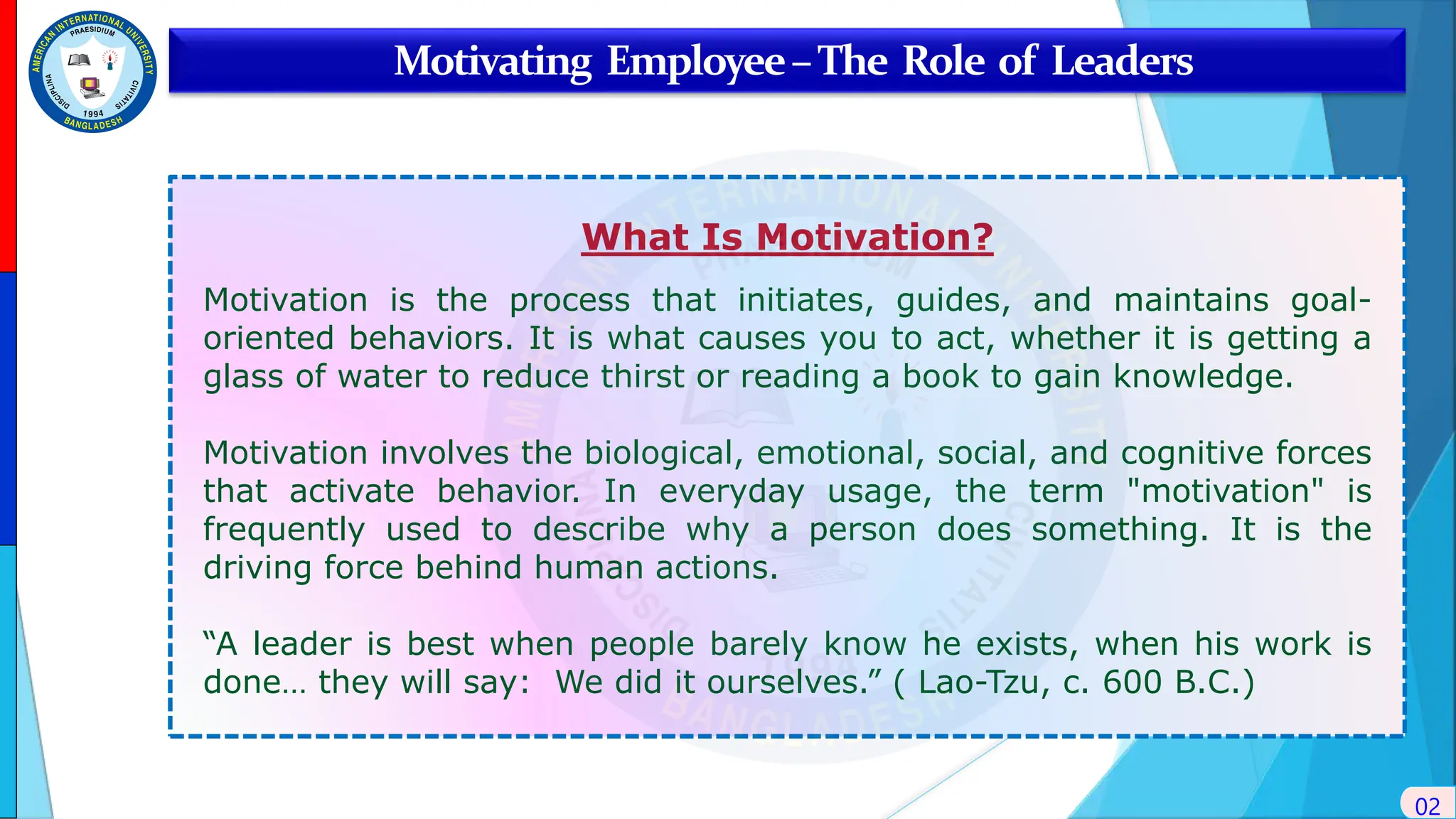 Motivating Employee- the role of leaders.pptx