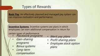 Motivating employee performance through rewards | PPTX