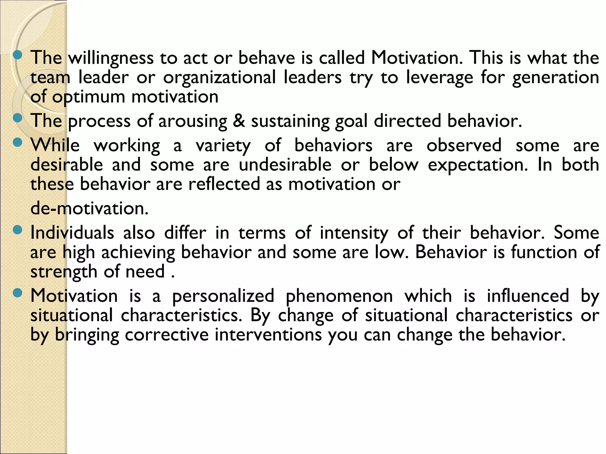 Motivating employees | PPT