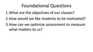 Intrinsically Motivating Student Achievement by Alternative Assessment | PPT