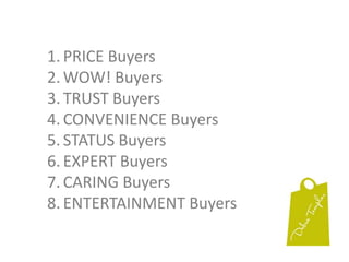 Motivating The 8 Buyer Types | PPT