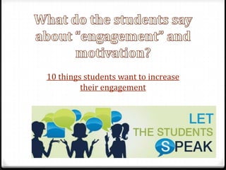 Motivating the unmotivated student | PPTX