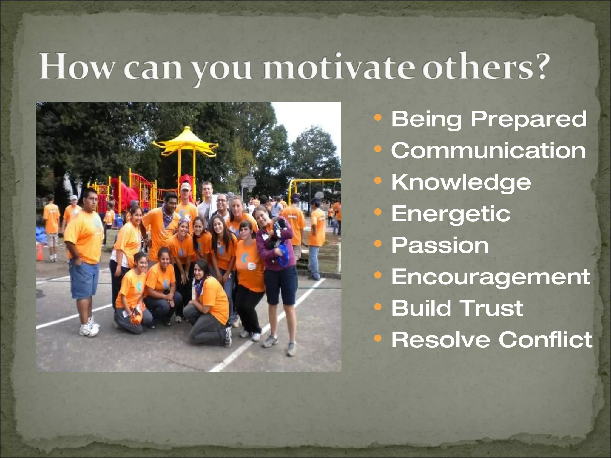 Motivating Your Peers | PPT