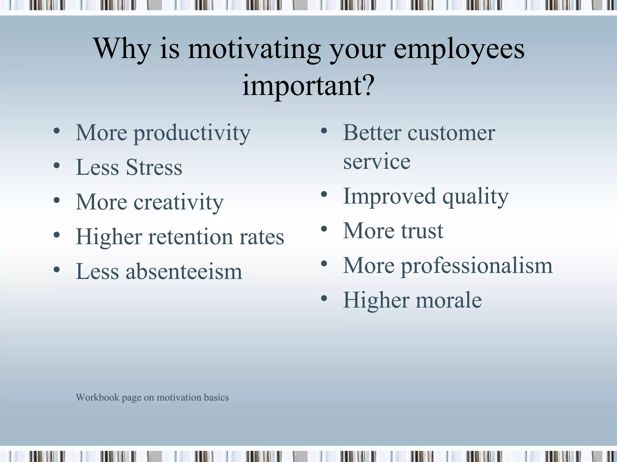 Motivating Your Team | PPT | Business Administration | Business