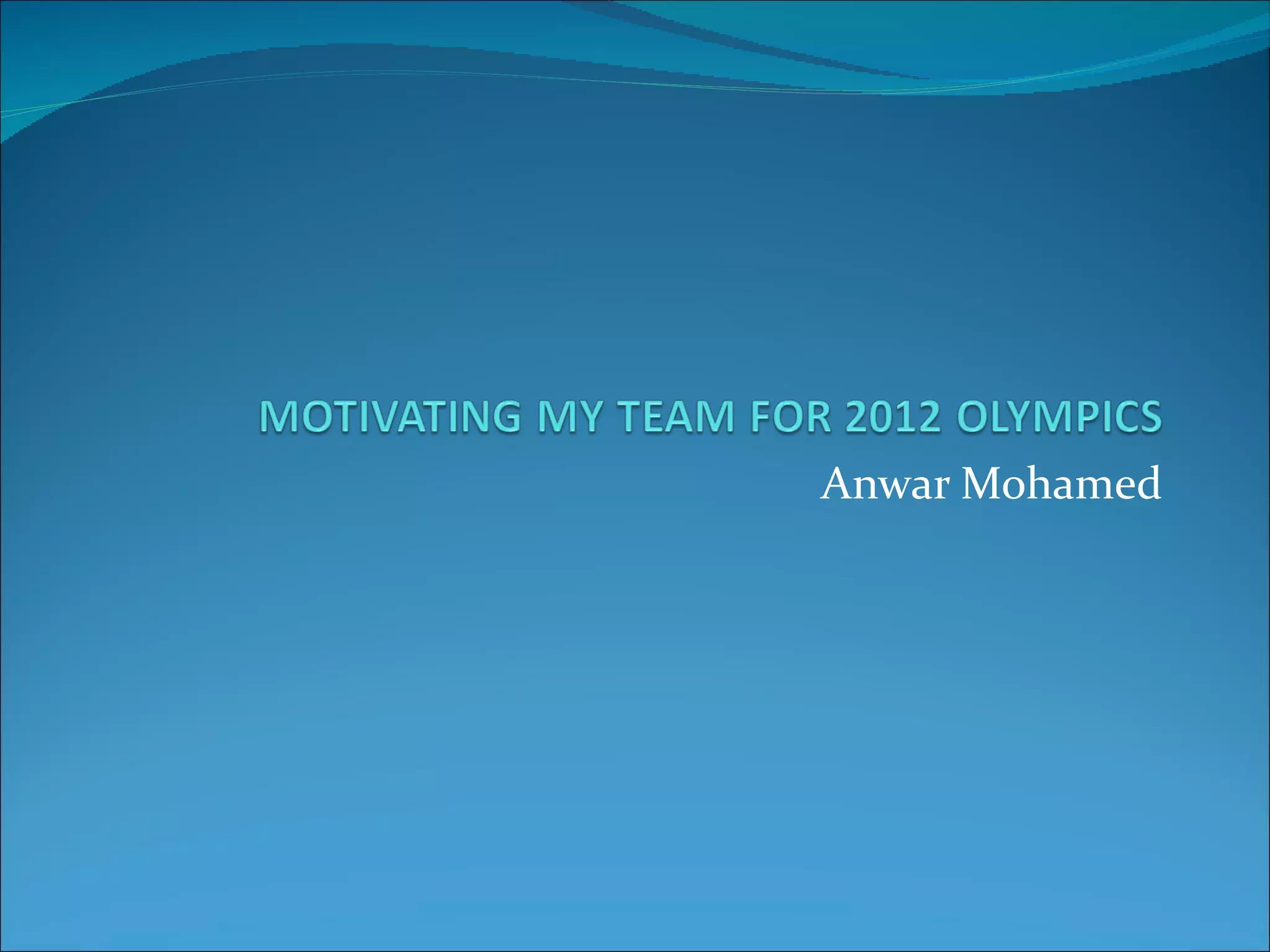 Motivating your team | PPT