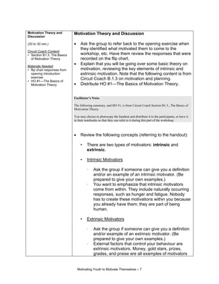 Motivating youth to motivate themselves | PDF