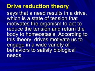 Motivation | PPT | Biological Sciences | Science