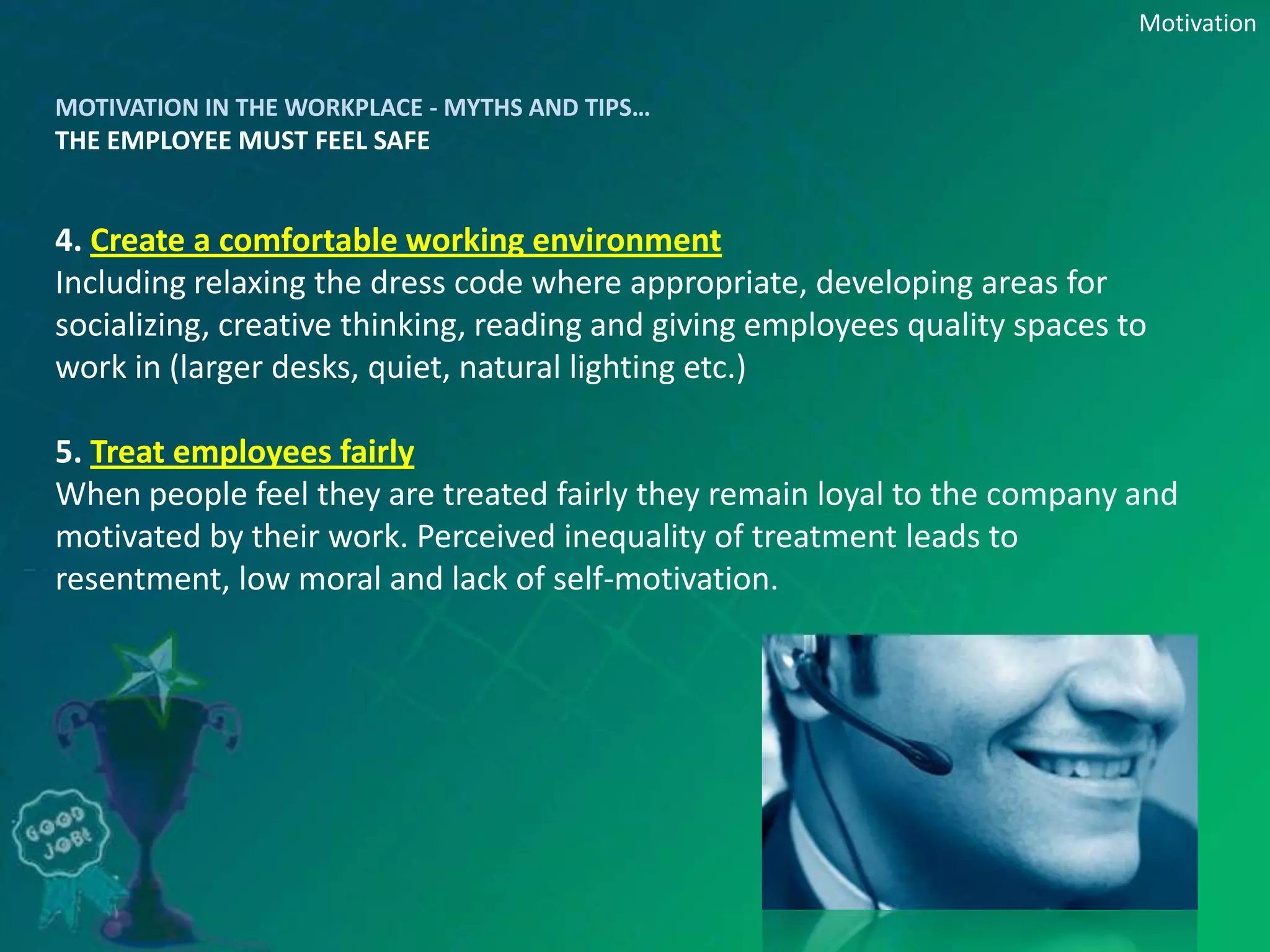 Motivation at Workplace | PPTX | Human Resources | Business