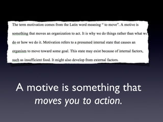 Motivation | PPT