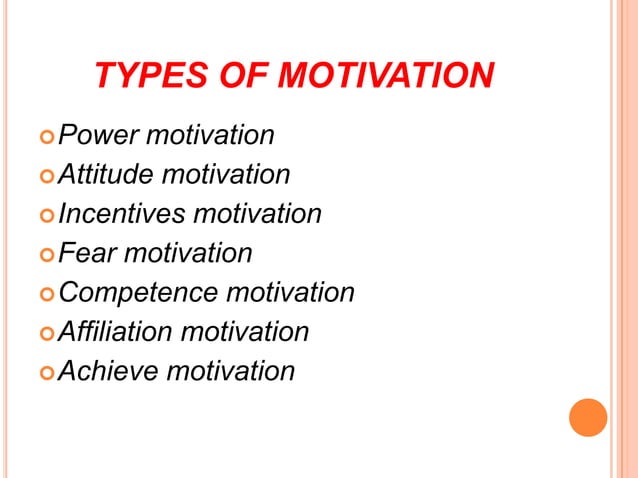 Motivation | PPT