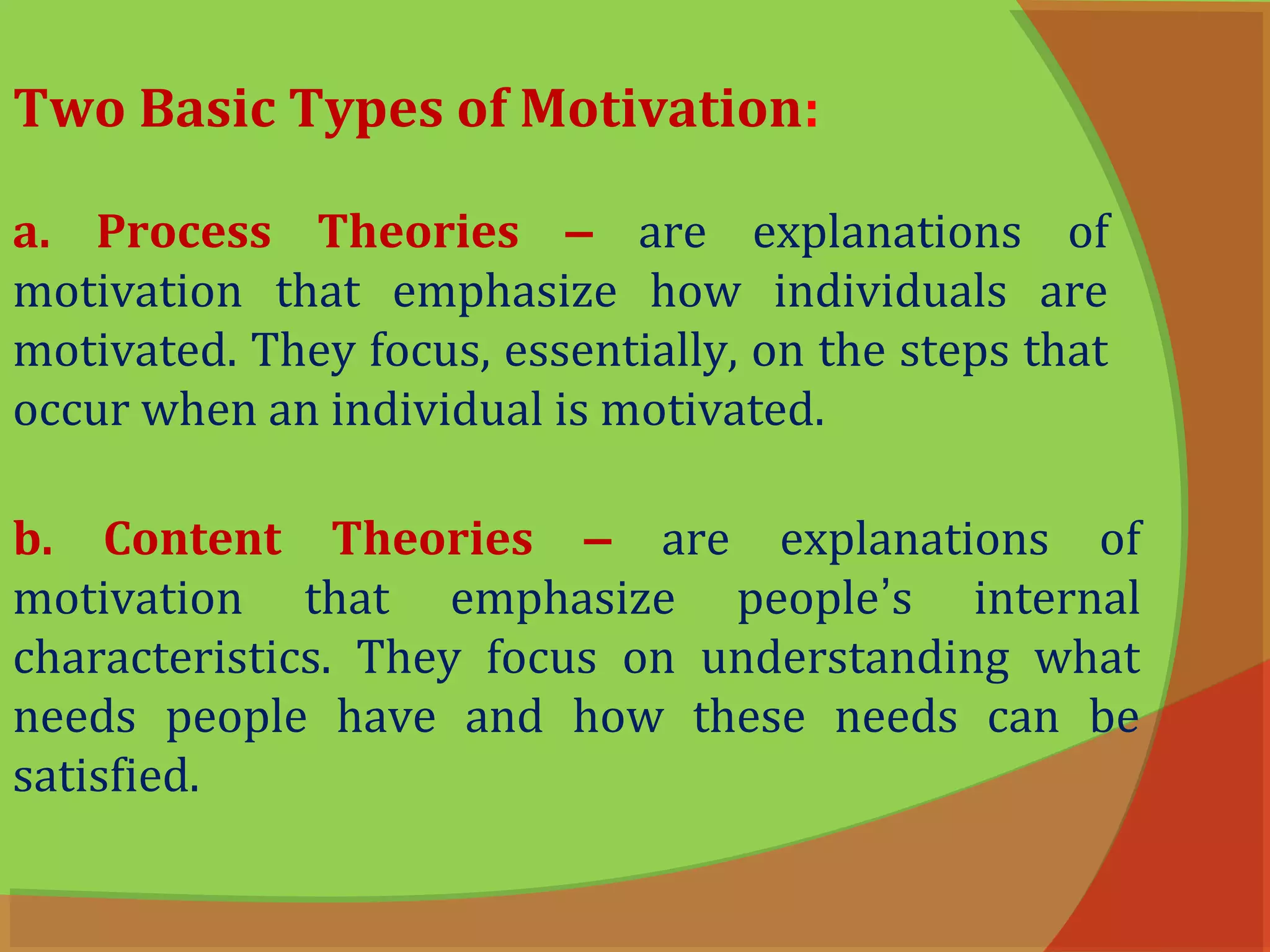 Motivation (Principles of Management) | PPT