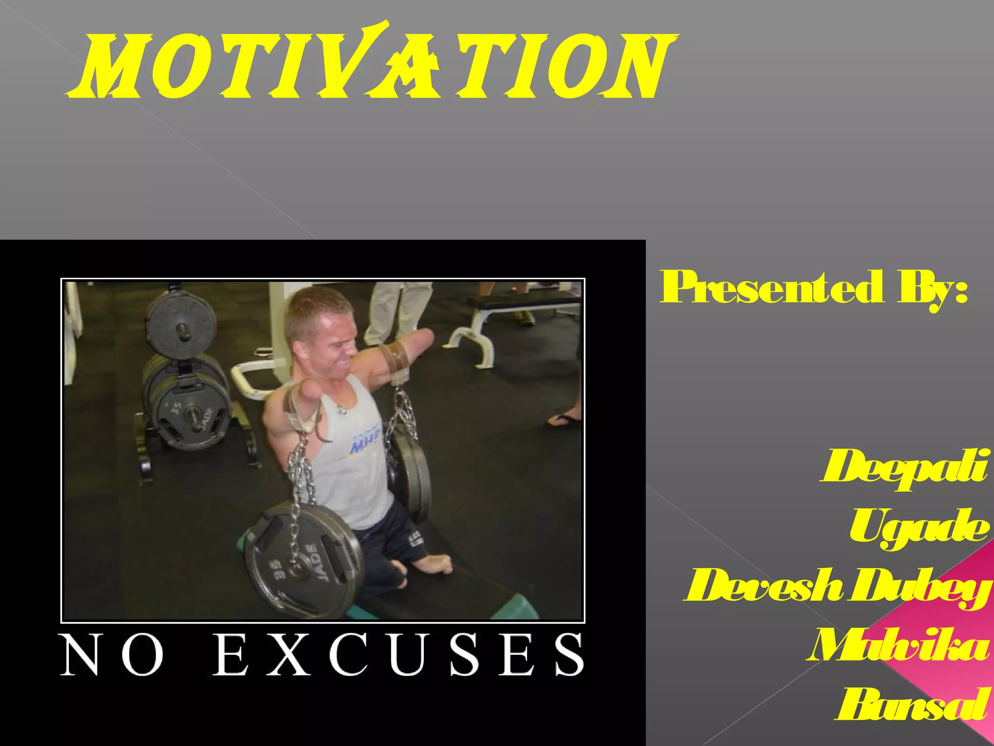 Motivation : OB | PPT