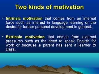 How to create Motivation in classroom? | PPT