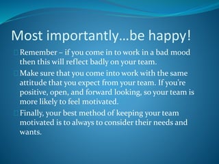 Motivation: how it improves productivity at work | PPTX