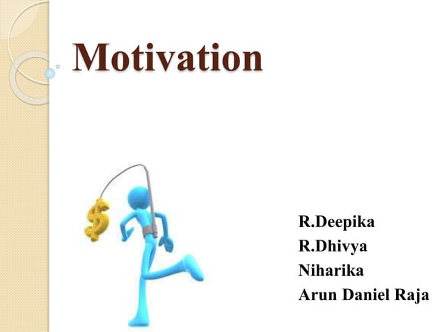 Motivation-Techniques and Examples | PPTX | Business | Business and Finance