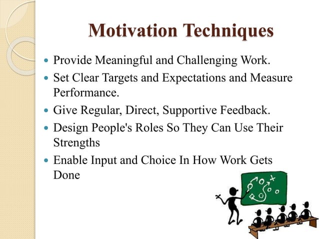 Motivation-Techniques and Examples | PPTX | Business | Business and Finance