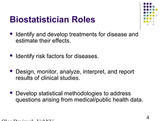Motivation for biostatistics | PPT