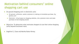 Motivation in consumer behavior | PPT