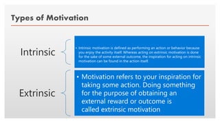 Motivation Theory | PPTX