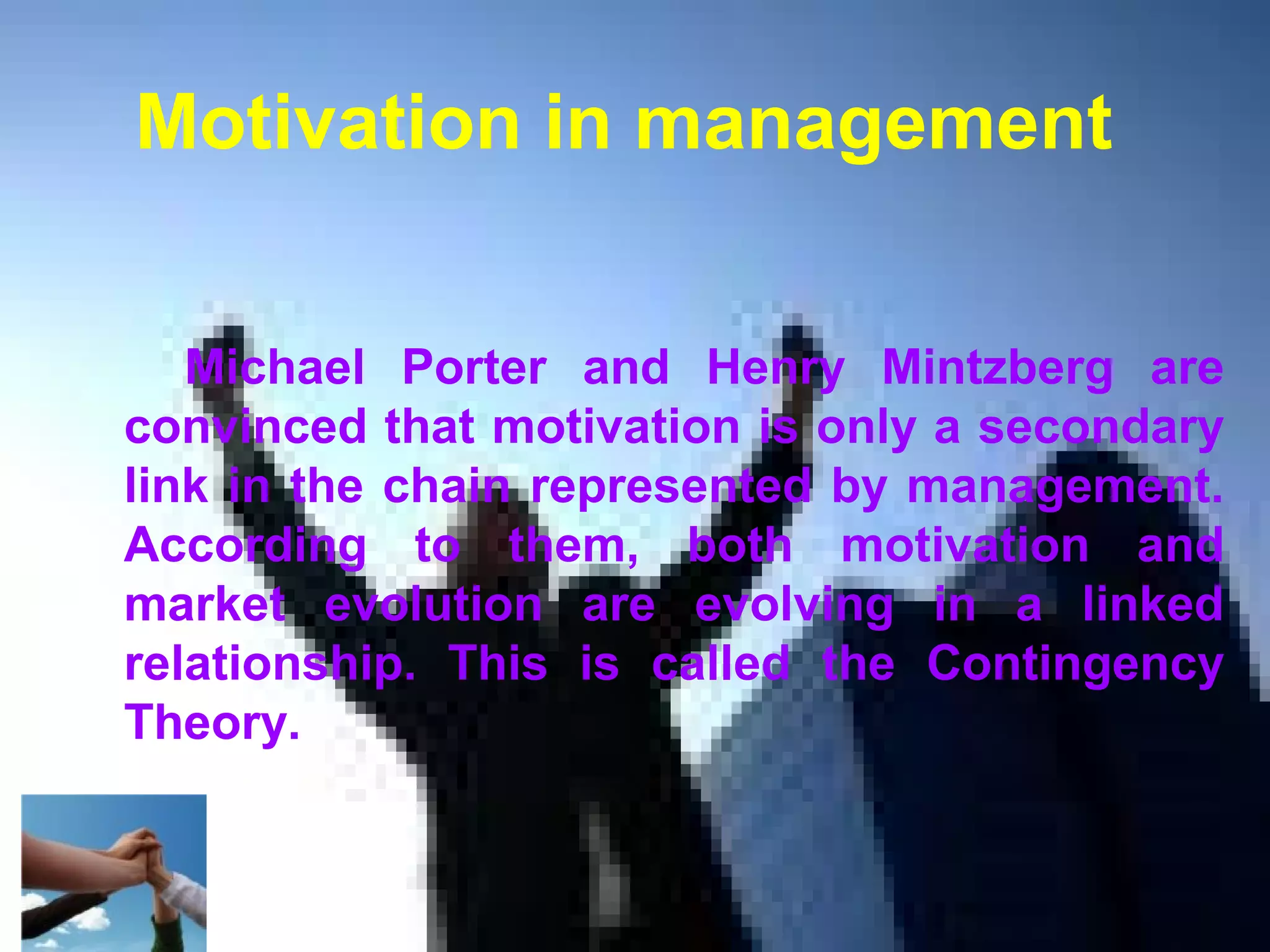 Motivation in management | PPT