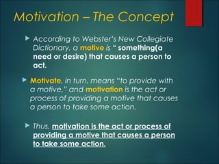 Motivation | PPT