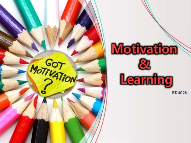 Motivation and learning