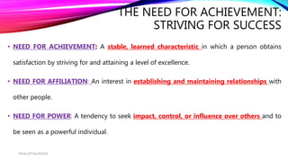 Motivation- A psychological perspective | PPTX