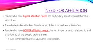 Motivation- A psychological perspective | PPT