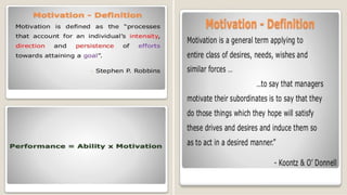 introduction to Motivation | PPTX | Science