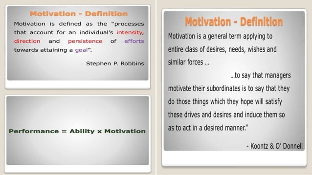 introduction to Motivation | PPTX | Science