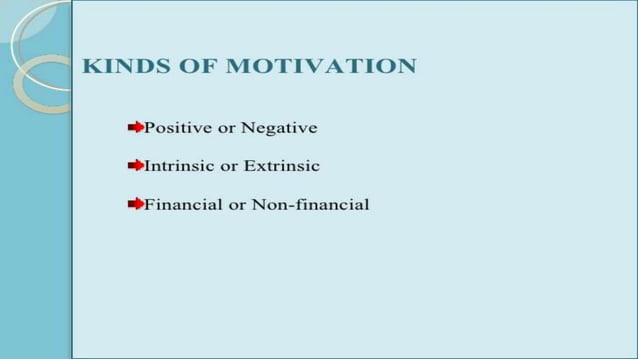 introduction to Motivation | PPTX