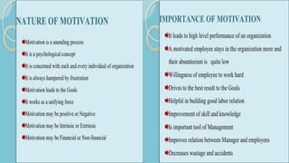 introduction to Motivation | PPTX | Science