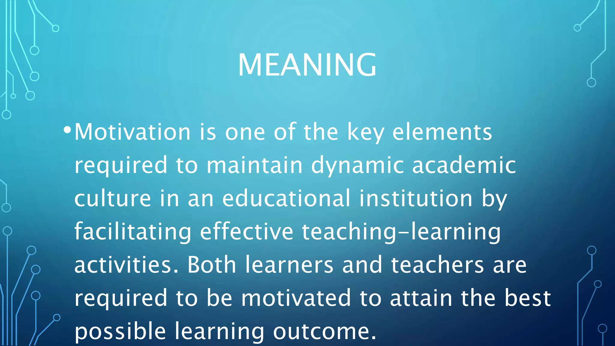 Motivation | PPTX | Education