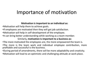 Motivation | PPT