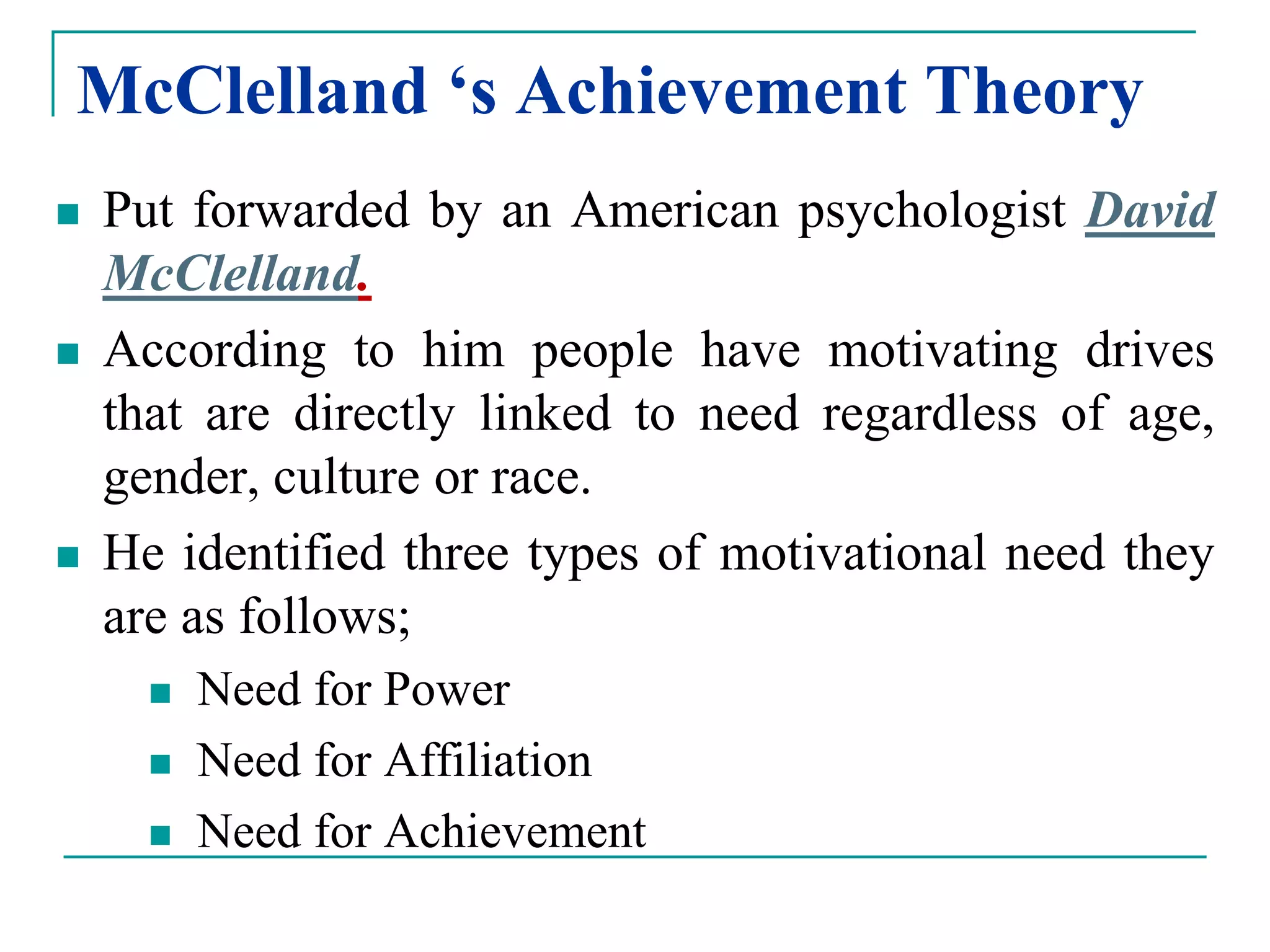 Motivation- Psychology | PPT