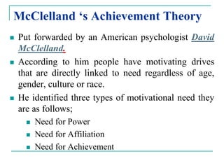 Motivation- Psychology | PPT