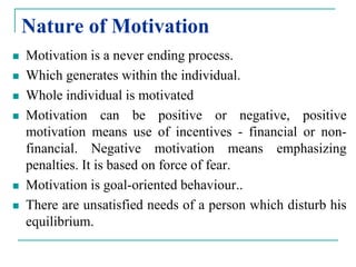 Motivation- Psychology | PPT