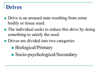 Motivation- Psychology | PPT