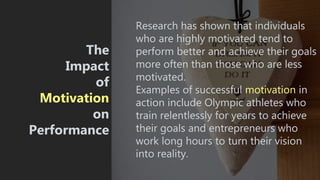 The Psychology of Motivation: Understanding What Drives Us | PPTX ...