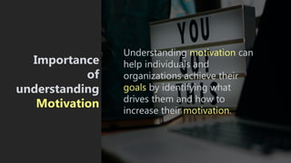 The Psychology of Motivation: Understanding What Drives Us | PPTX ...