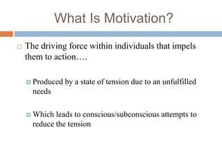 Motivation topic of consumer behaviour and market .ppt