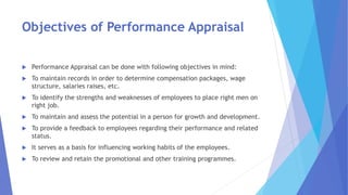 Motivation and Performance appraisal Definition | PPTX