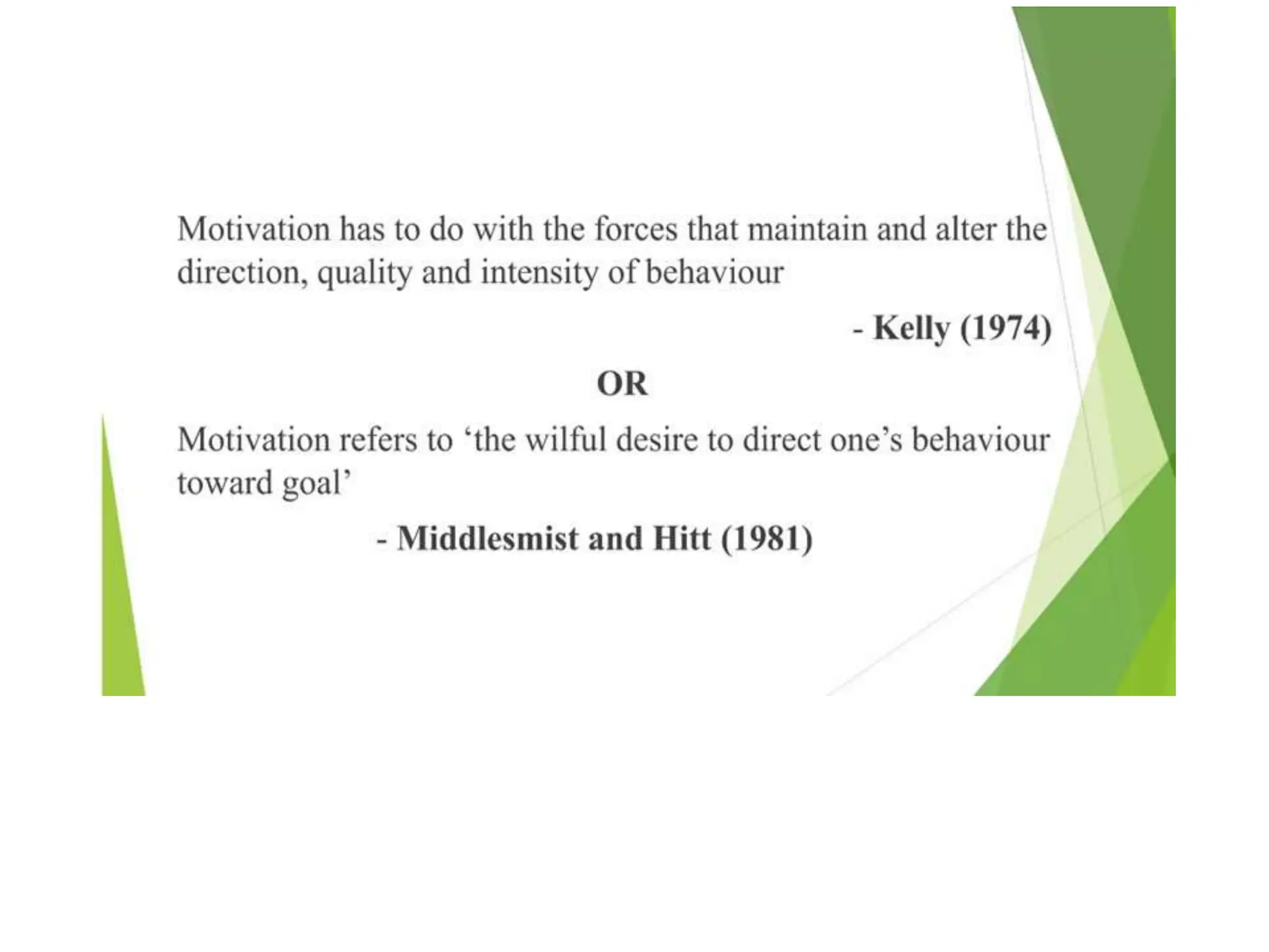 MOTIVATION definition, functions and management pptx | PPTX