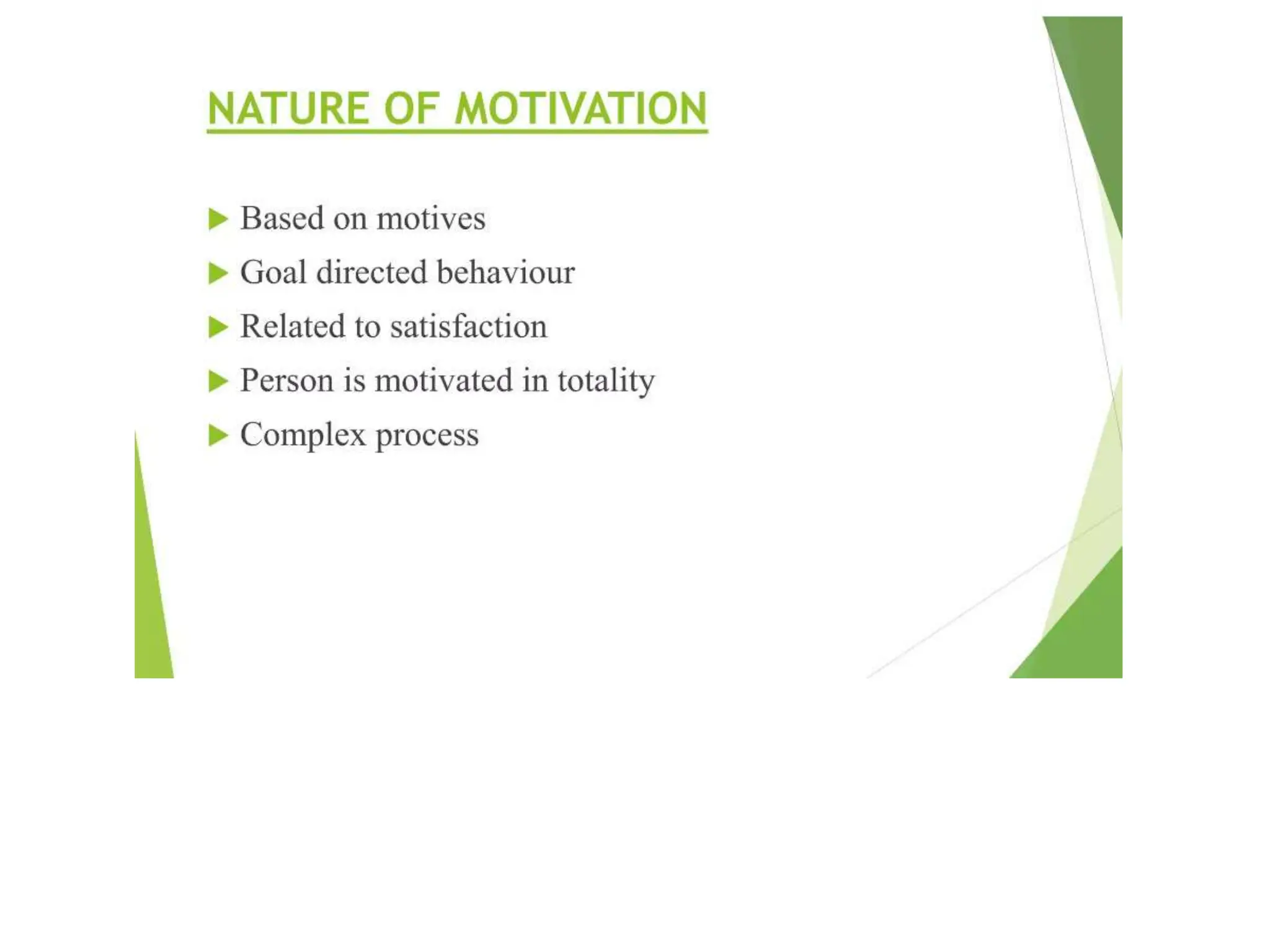MOTIVATION definition, functions and management pptx | PPTX