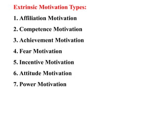 MOTIVATION definition, functions and management pptx | PPTX