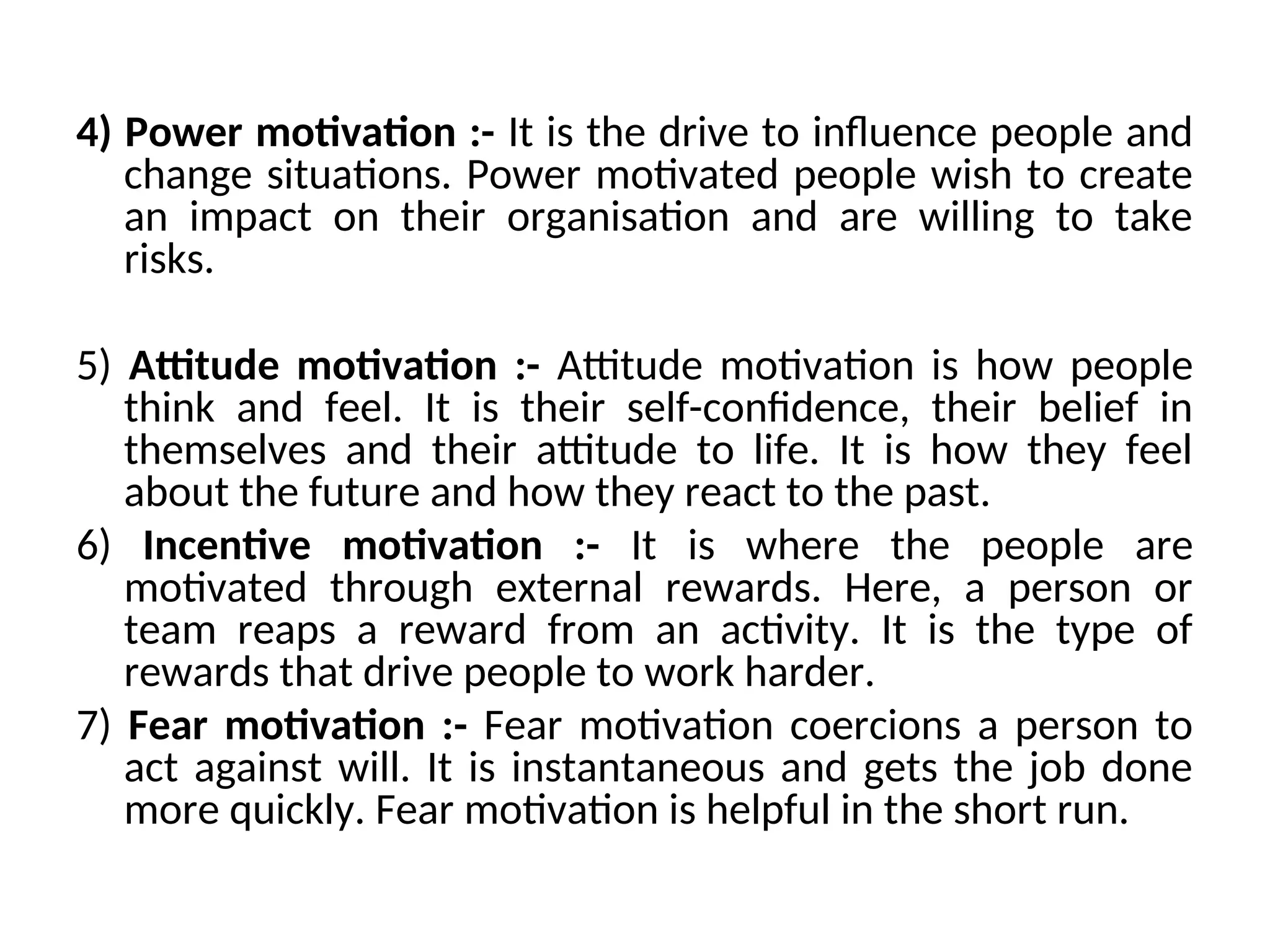 the motivation principles of managementppt | PPT