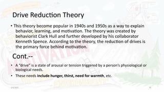 Motivation, types of motivation, psychology | DOCX