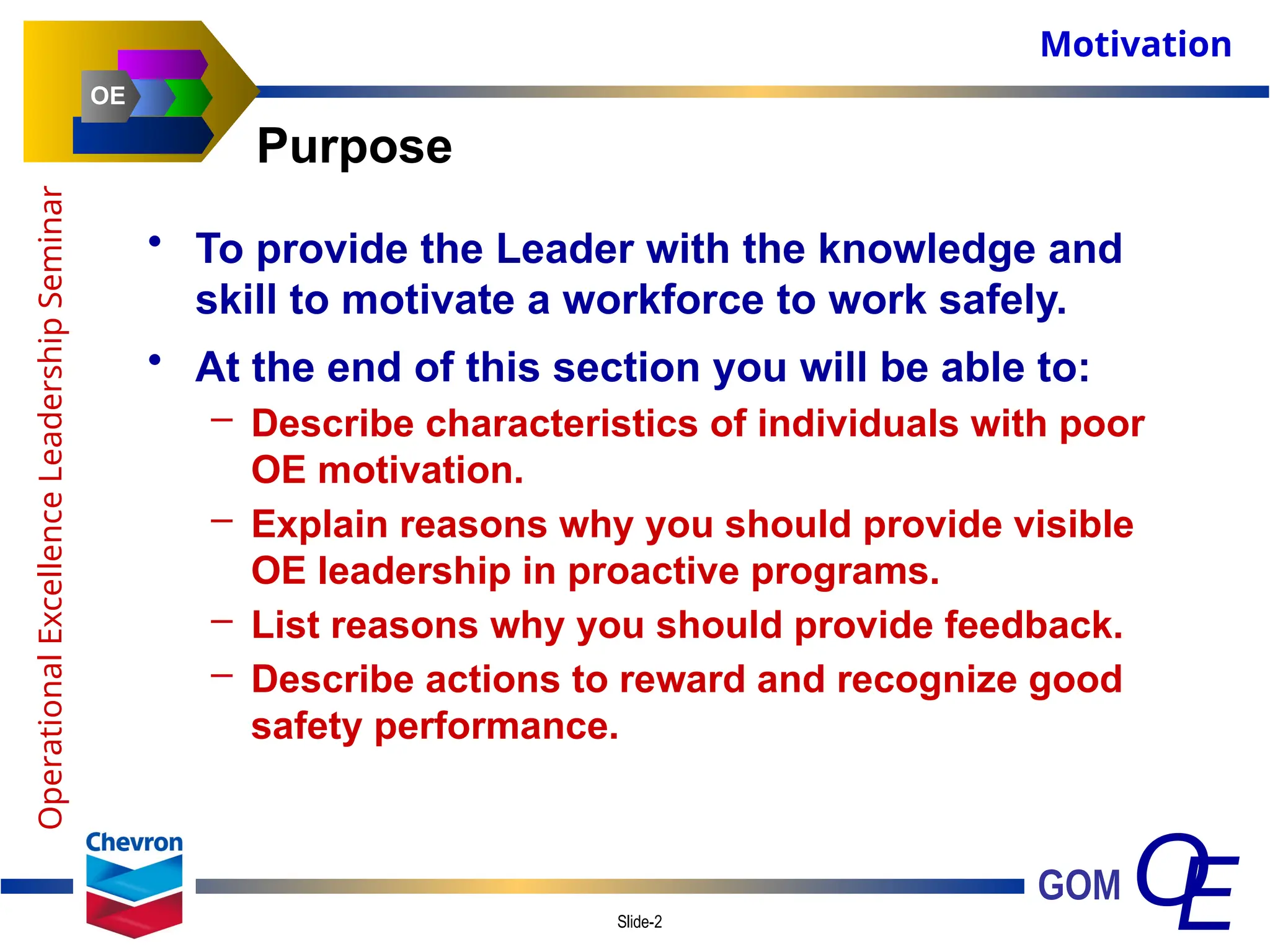 Motivacion en ingles para todo personal supervisor | PPT